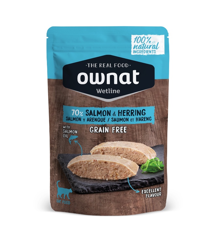 OWNAT WETLINE Salmon & Herring (CAT) 85g | OWNAT