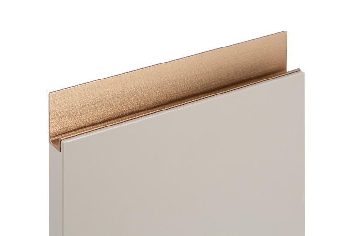 Handle in brushed brass JEY 0127 | Viefe