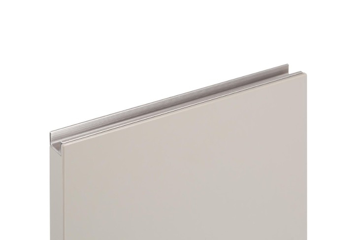 Semi-hidden handle in aluminum JEY2 0163 | Viefe