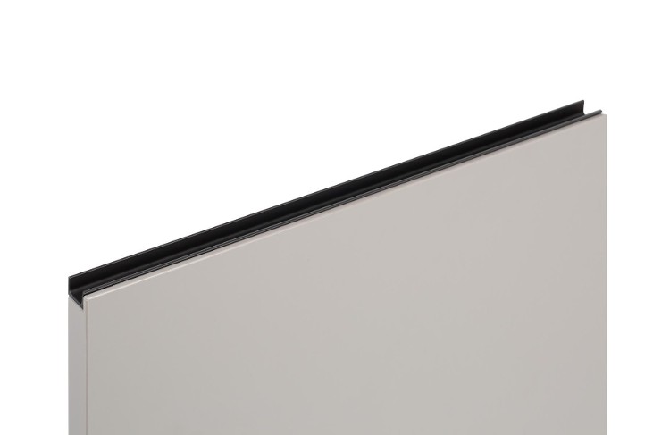 Semi-hidden handle in aluminum JEY2 0163 | Viefe