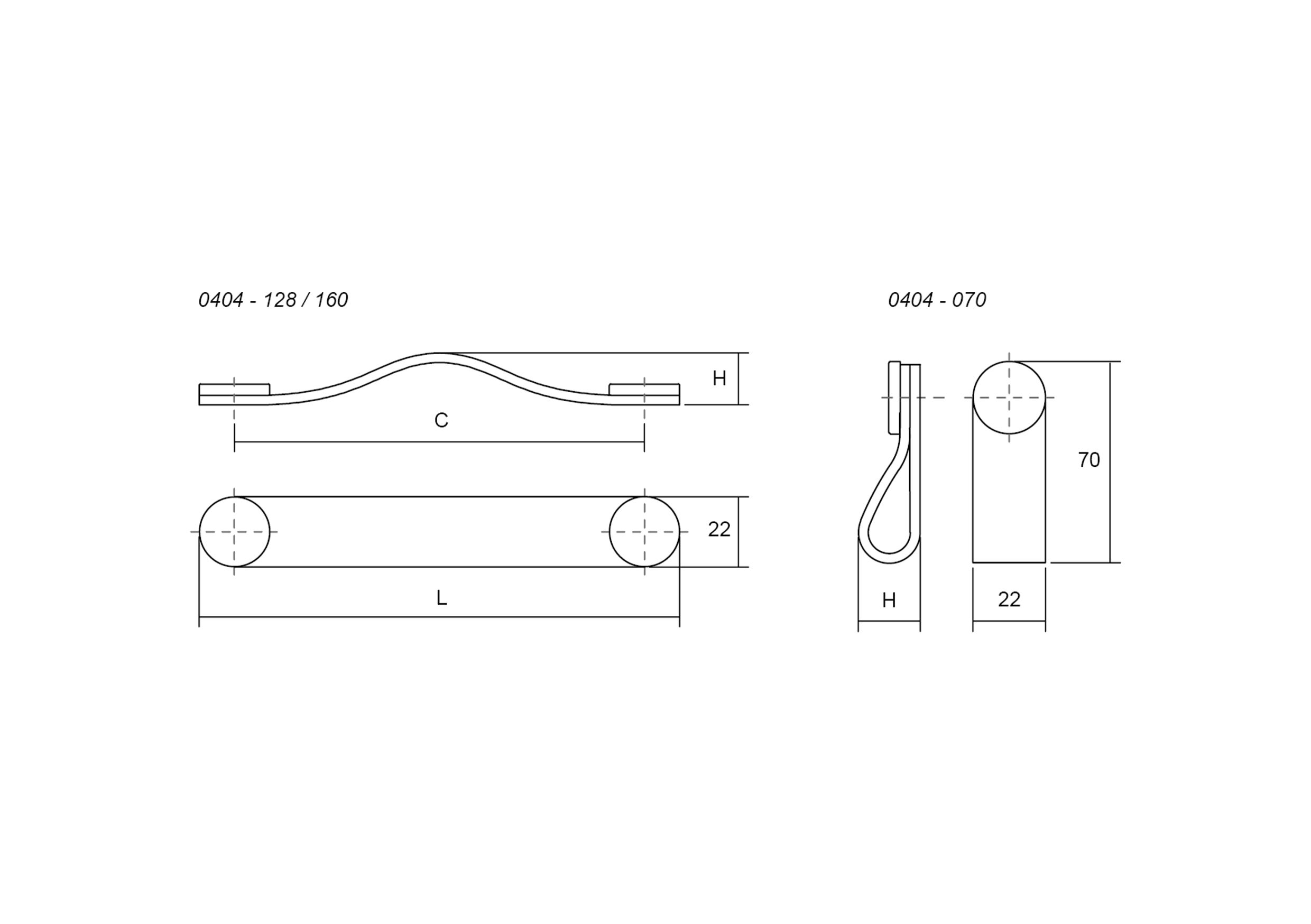Leather handle FLEXA 0404 | Viefe