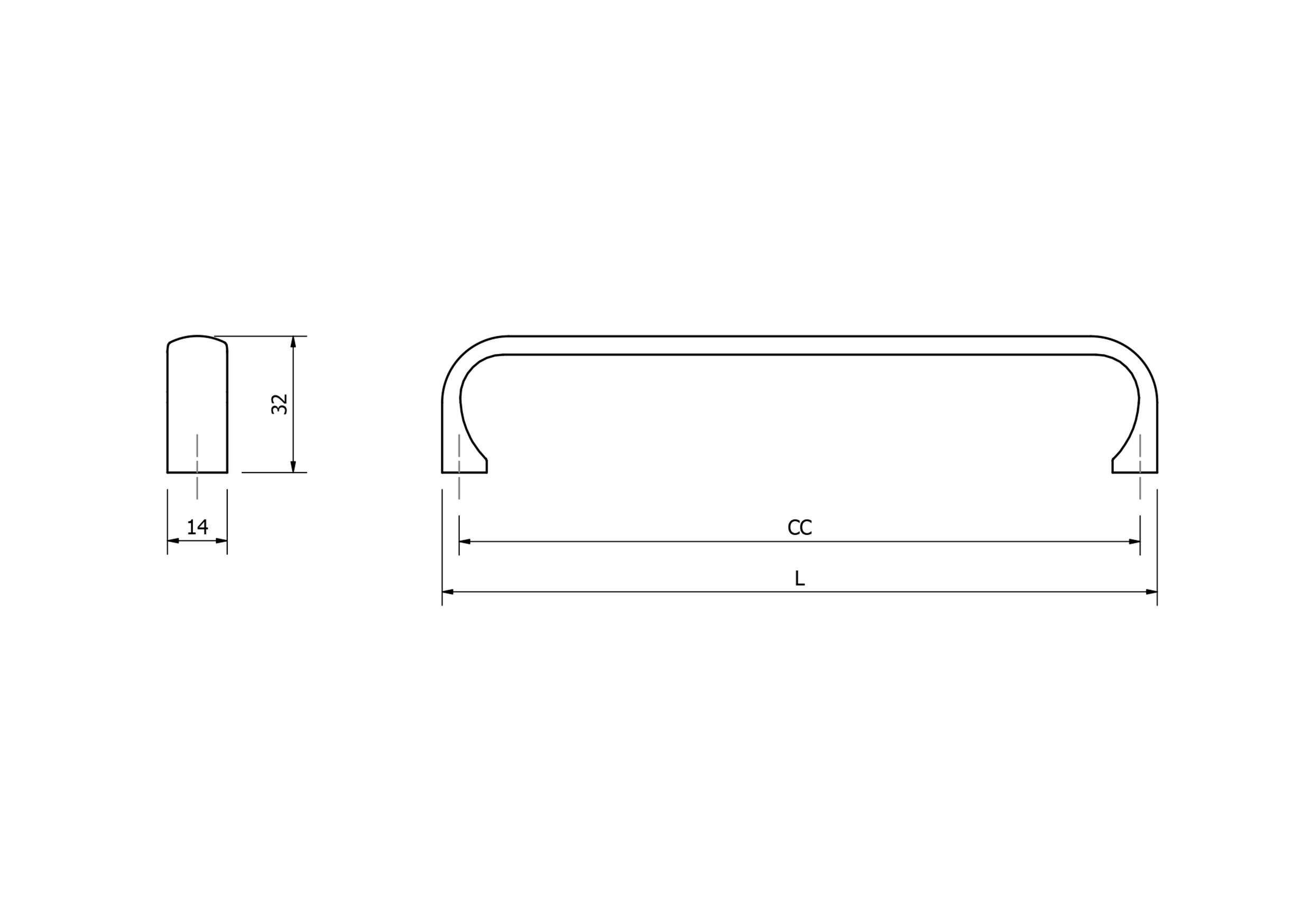 Zamak handle MIIG 0584 | Viefe
