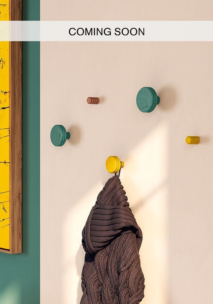 Wooden wall hook PULSE COLOR 7041 | Viefe