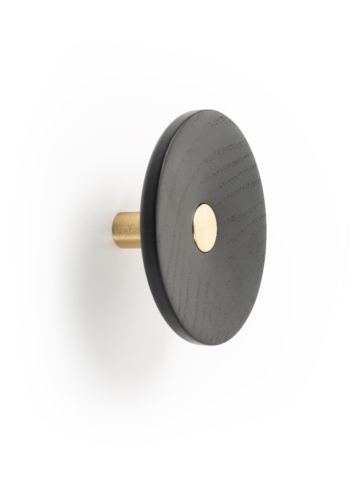 Wooden round coat wall hook ZOOT 7001 | Viefe