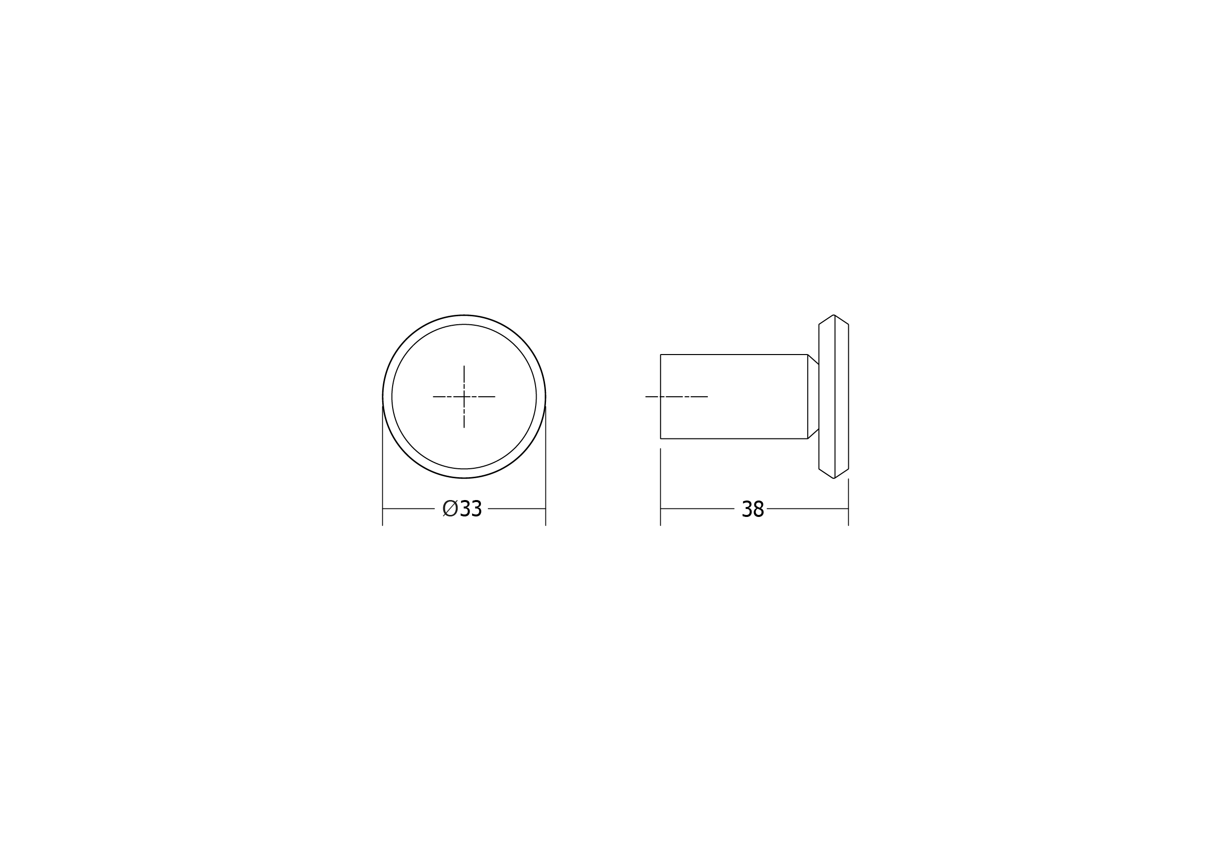 Wall hook FASE 7046 | Viefe