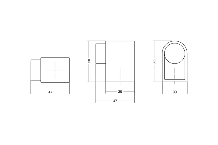 Tope de puerta CASEY 8016 | Viefe