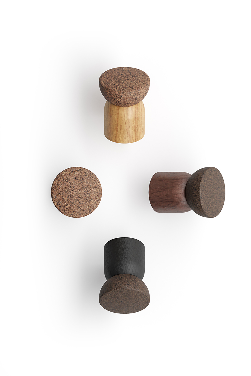 Wooden wall hook PIECE 7042 | Viefe