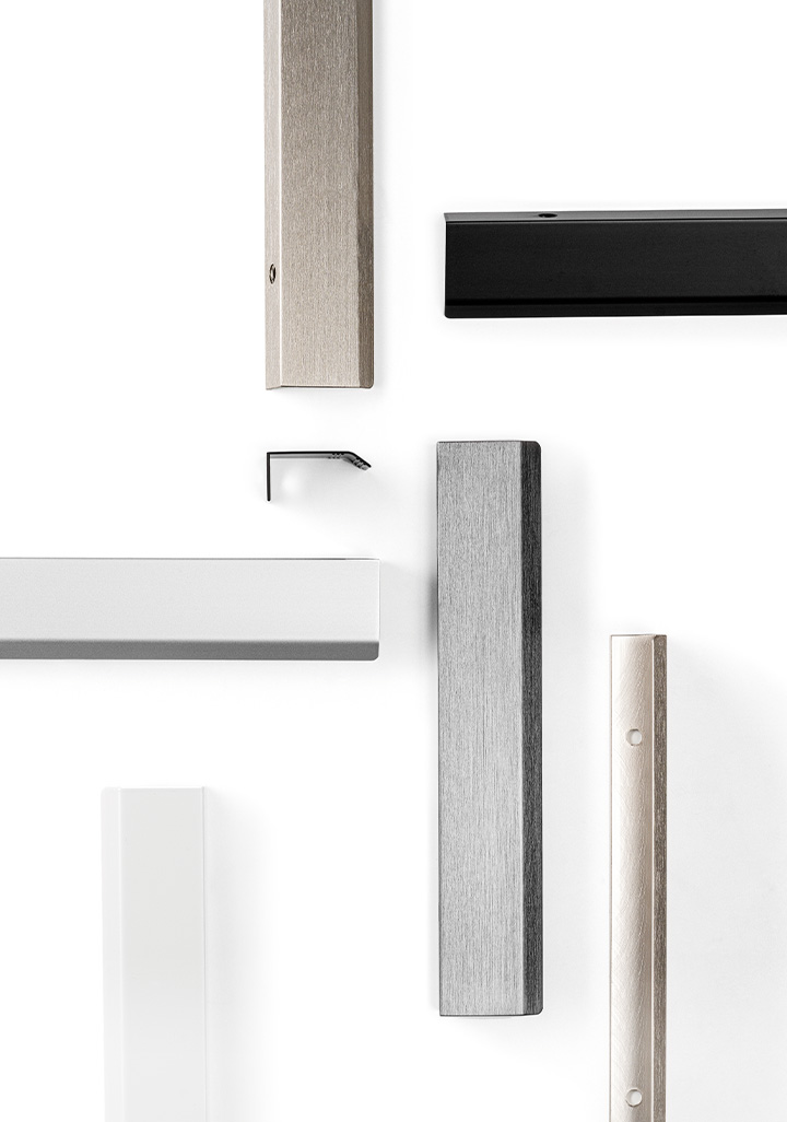 Aluminum handle CURVE 0117 | Viefe