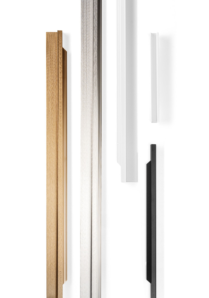 Handle in brushed brass JEY 0127 | Viefe