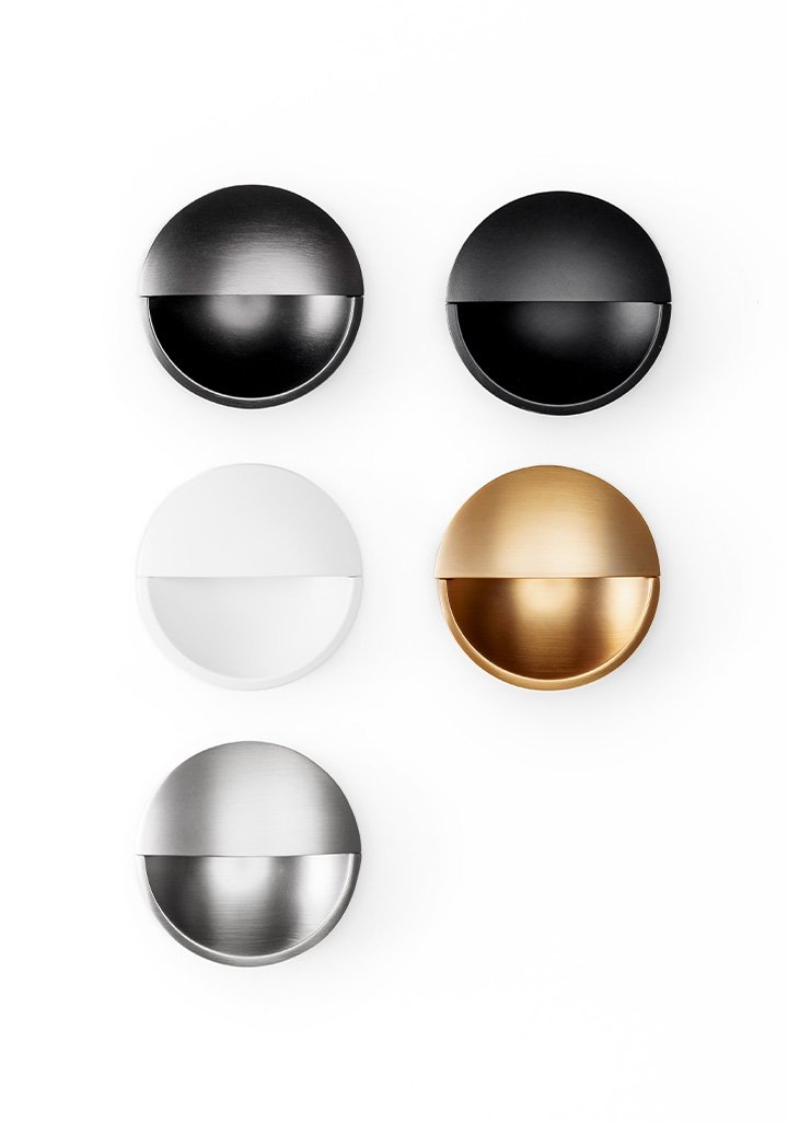 Zamak recessed handle LIDD 0635 | Viefe
