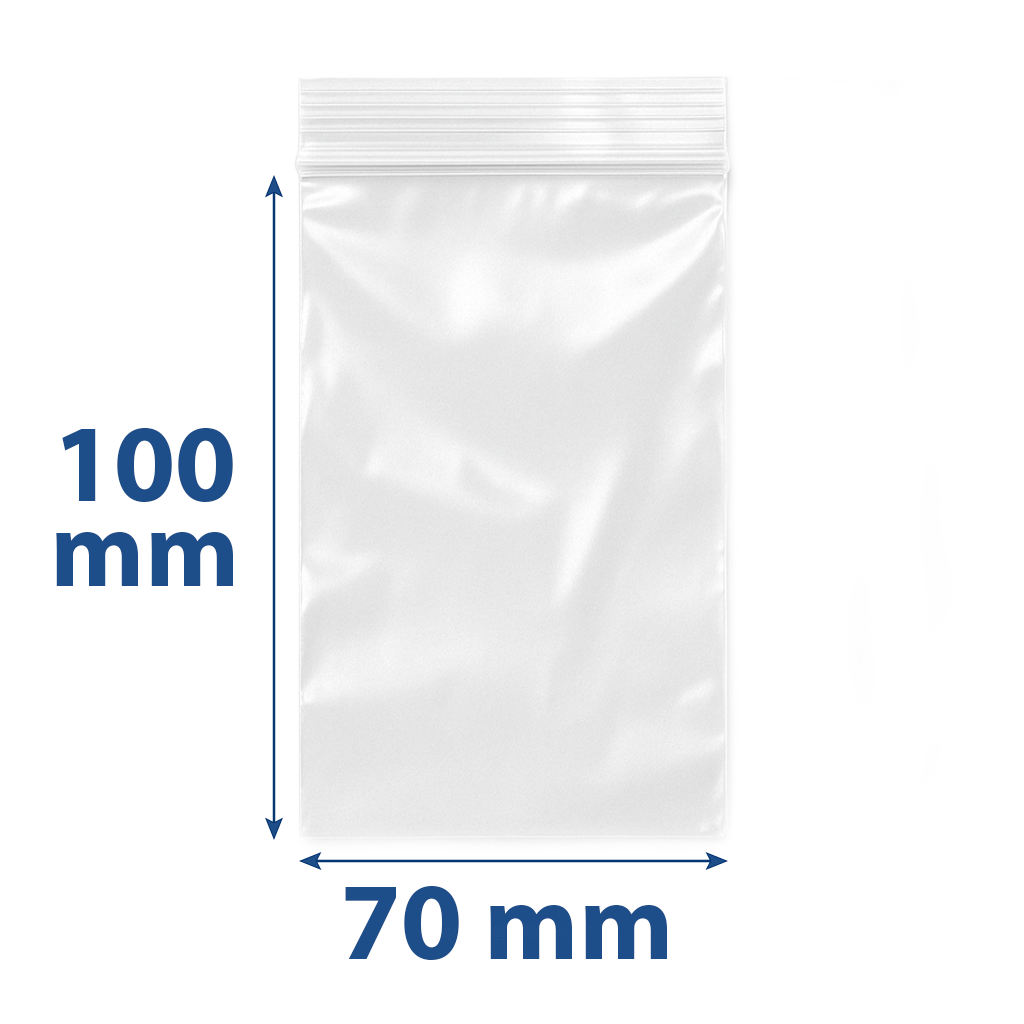 Bolsa zip Bolsa zip 7x10cm con cierre hermético reutilizable