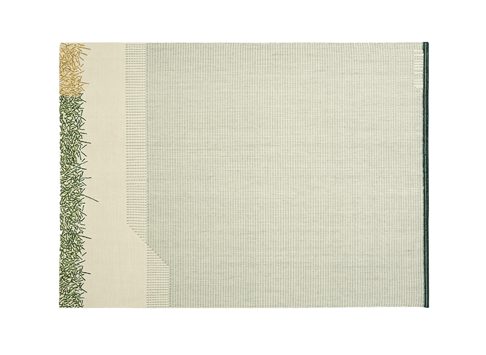 GAN | Backstitch Collection: Calm Green Rug