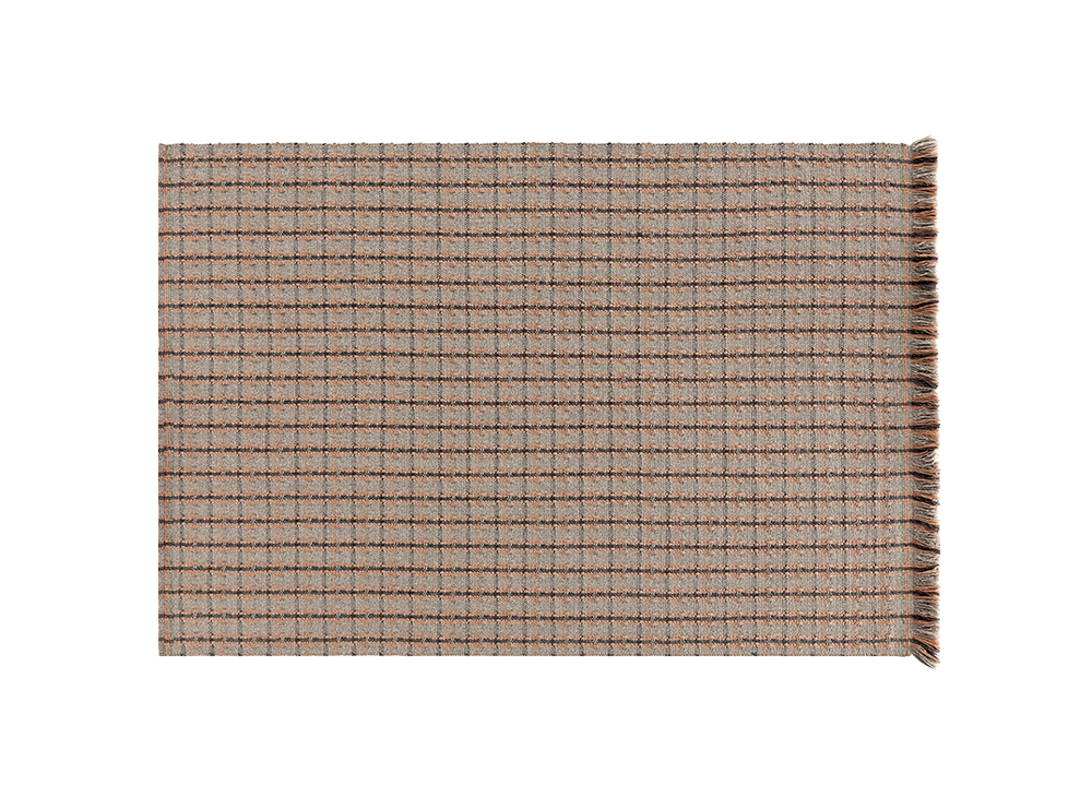 GAN | Garden Layers Collection: Checks Terracotta Rug