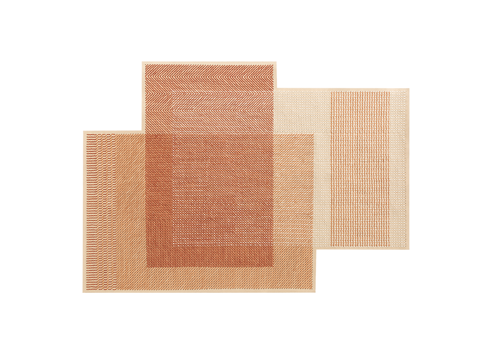 GAN | Canevas Geo Collection: Coral rug