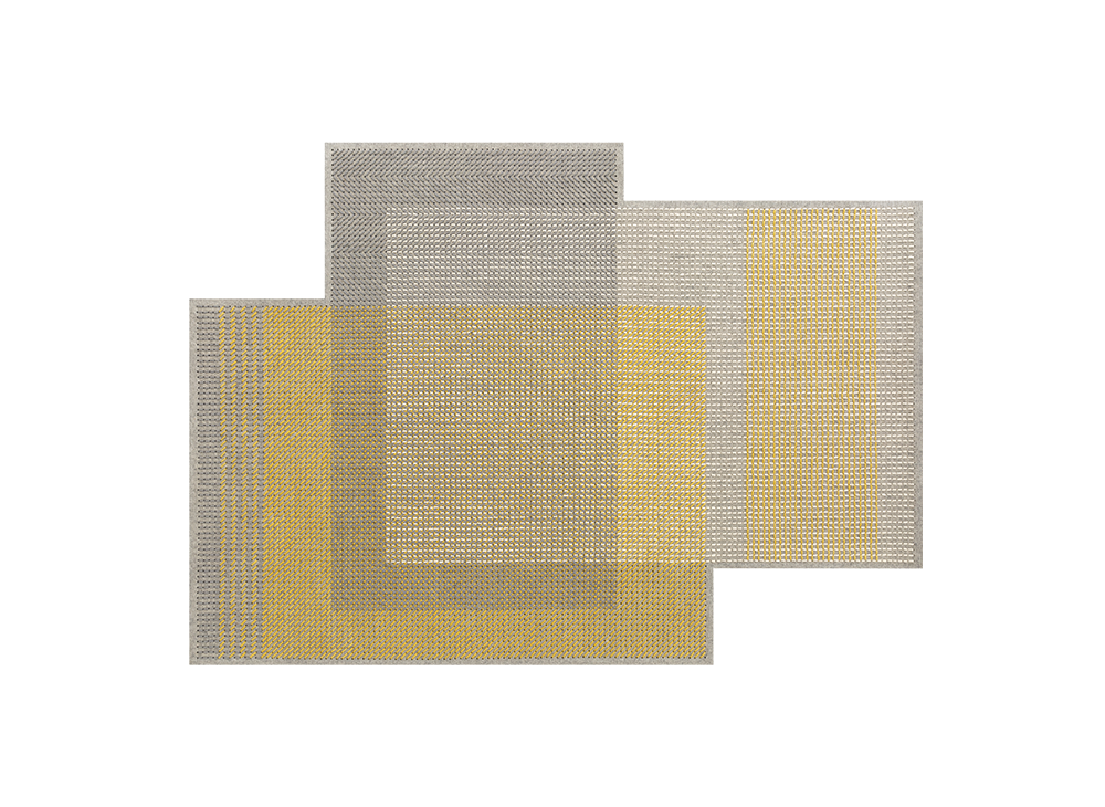 GAN | Canevas Geo Collection: grey Rug
