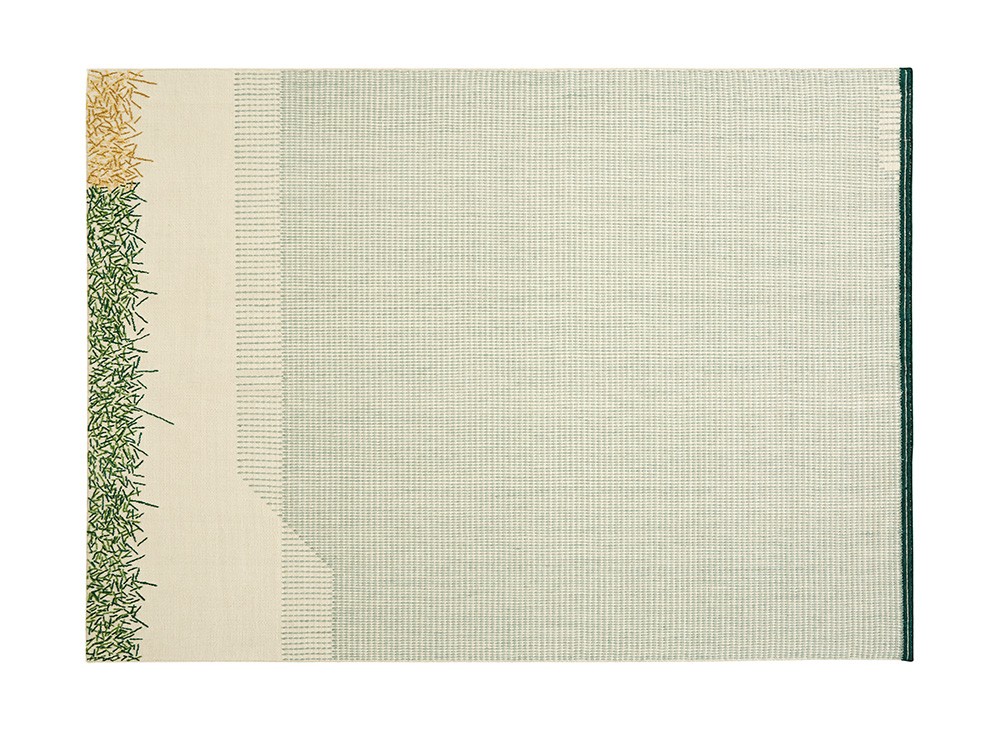 GAN | Backstitch Collection: Calm Green Rug