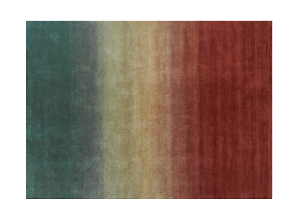 GAN | Degrade Collection: Petrol-Wine Rug