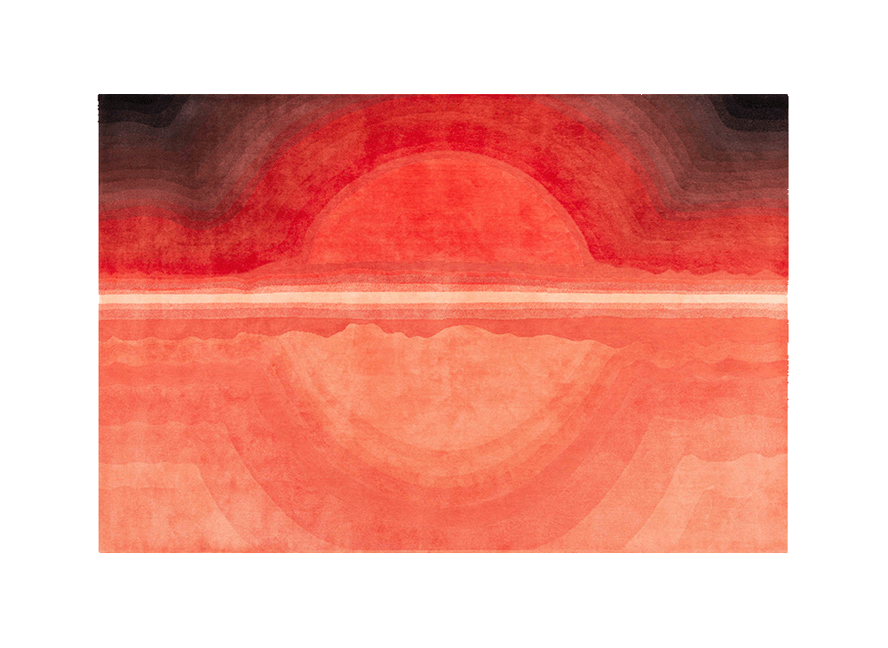 GAN | Sunset rug, design by Alejandra Gandía-Blasco