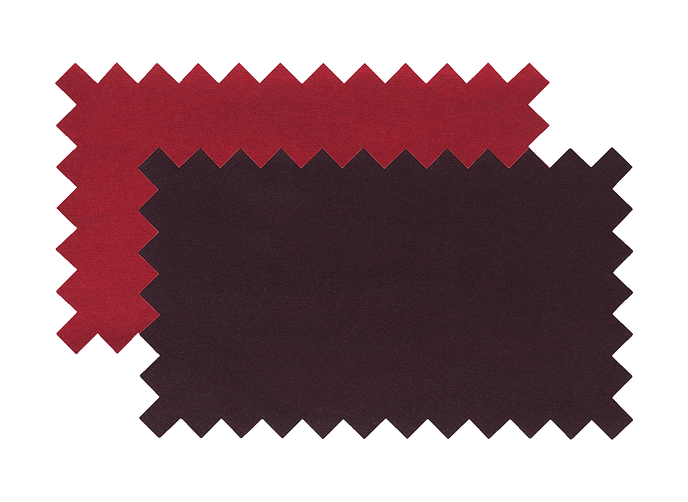 GAN | Rug Wool Zig Zag Dark Magenta/Red