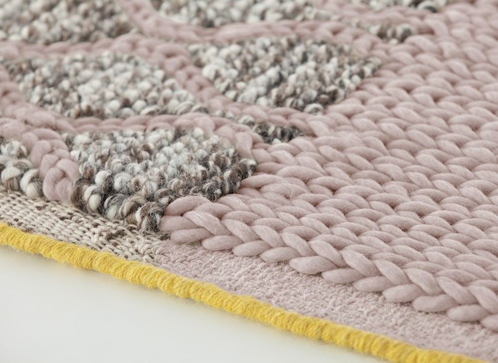 GAN | Mangas Space Collection: Rhombus Pink Rug