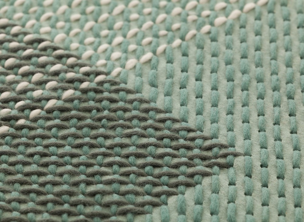 GAN | Canevas Geo Collection: Green Rug