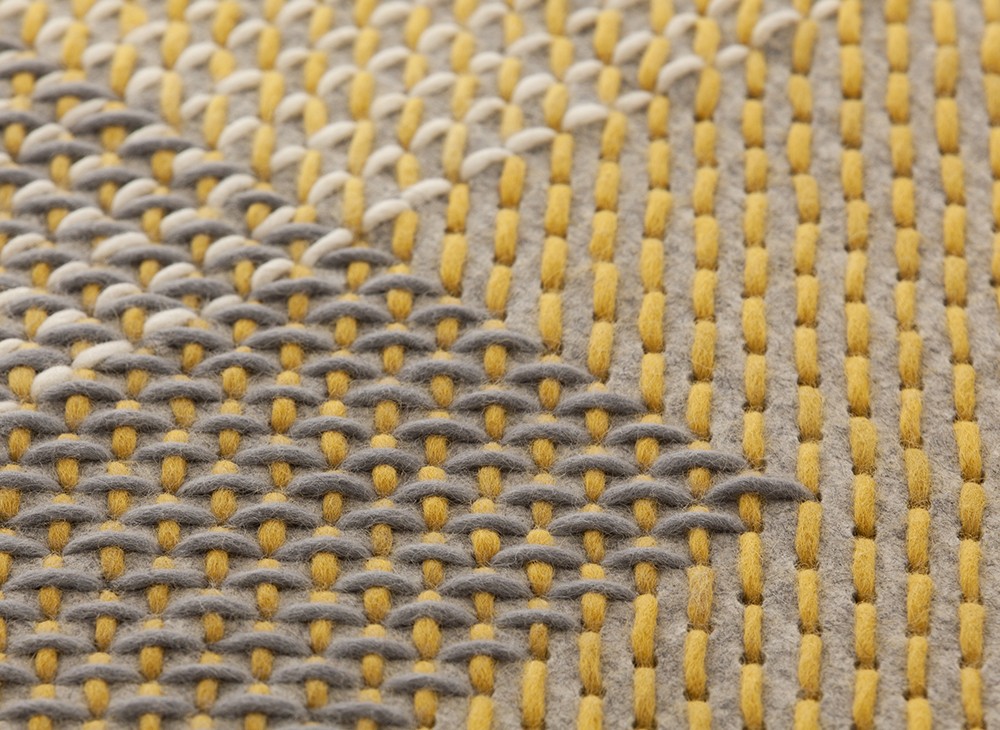 GAN | Canevas Geo Collection: grey Rug