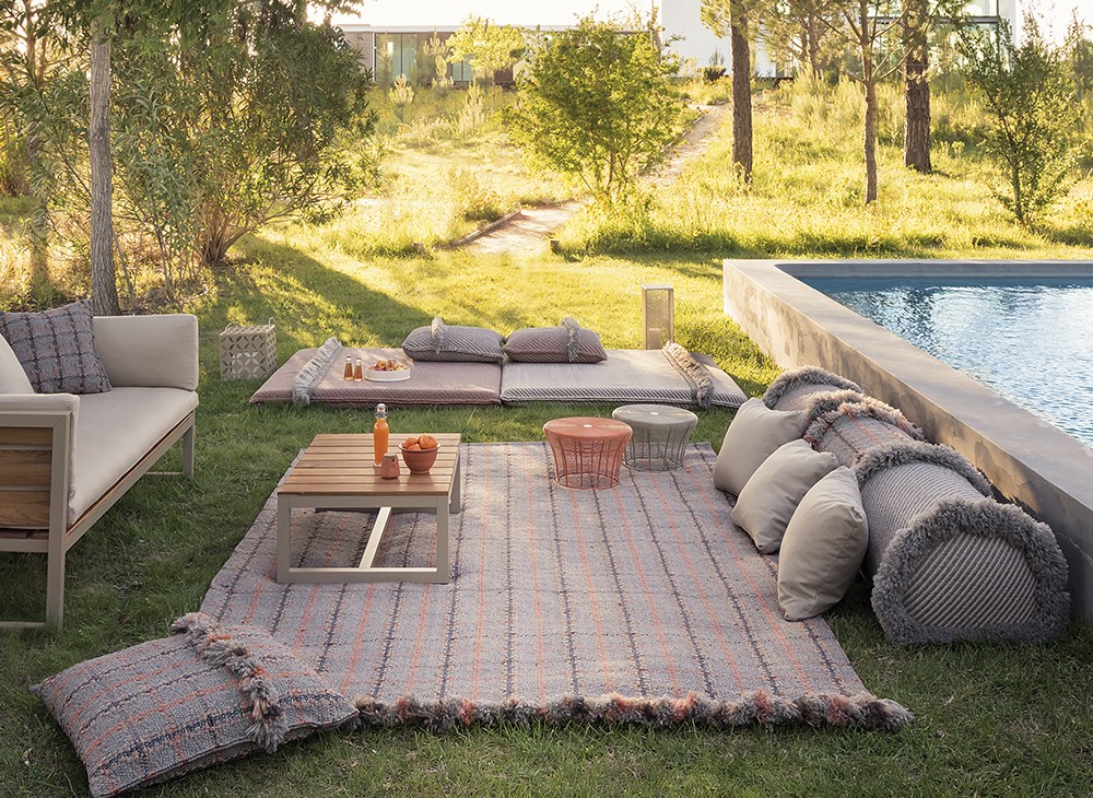 GAN | Garden Layers Collection: Terracotta Tartan Rug