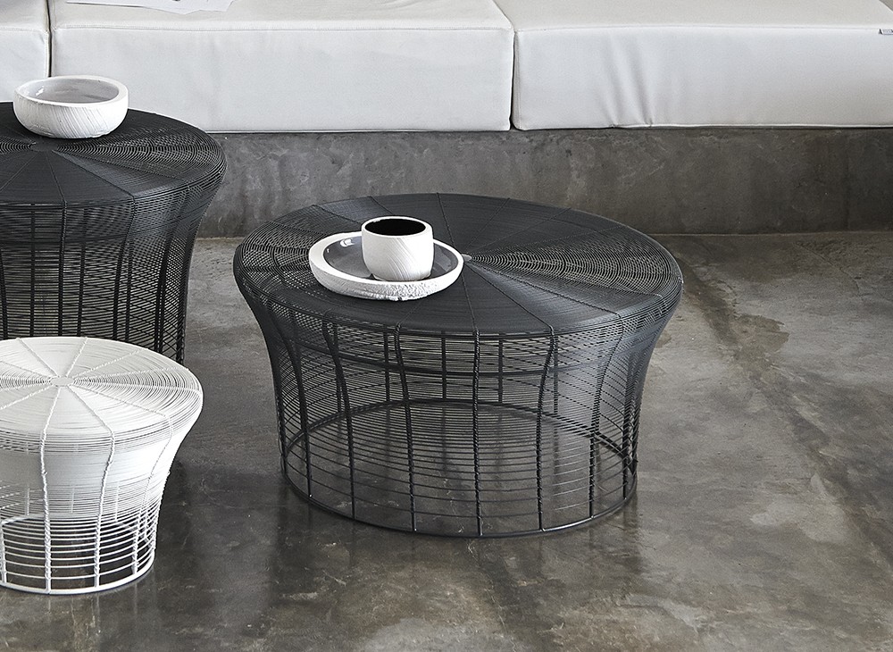 GAN | Aram Collection: Anthracite low table