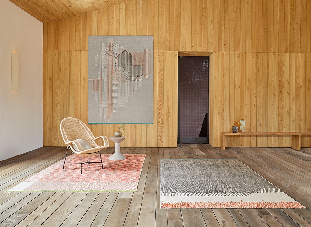 GAN | Backstitch Collection: Calm Brick Rug