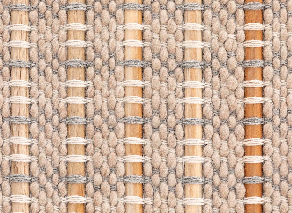 GAN | Goz Ame Beige Rug, designed by Kengo Kuma