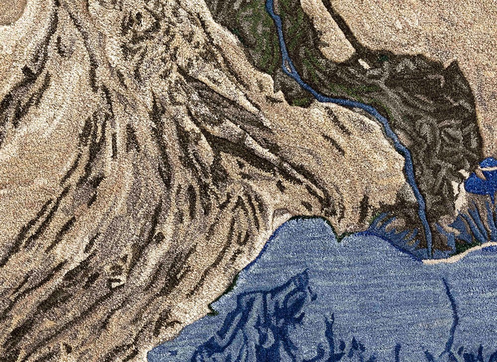 GAN | Indus Rug from the Plastic Rivers collection