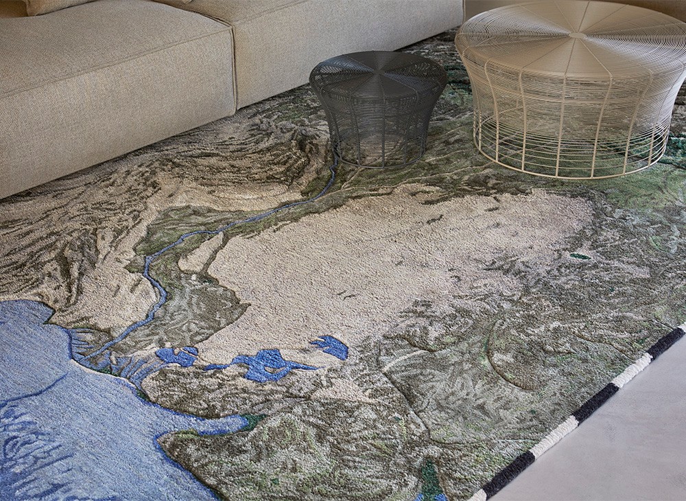 GAN | Indus Rug from the Plastic Rivers collection