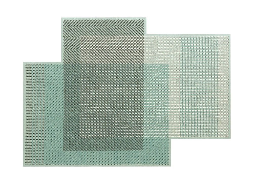 GAN | Canevas Geo Collection: Green Rug
