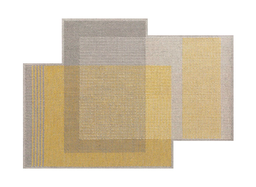 GAN | Canevas Geo Collection: grey Rug
