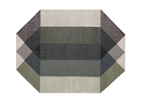 GAN | Diamond Orange-Wine outdoor rug