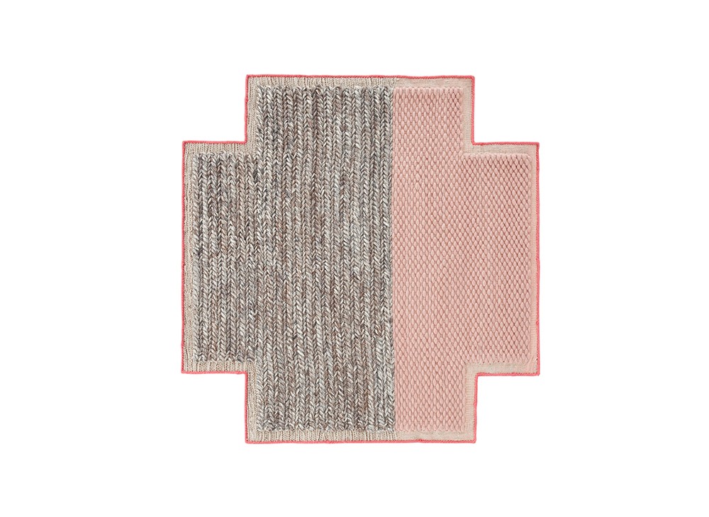 GAN | Mangas Space Collection: Square Plait Pink Rug