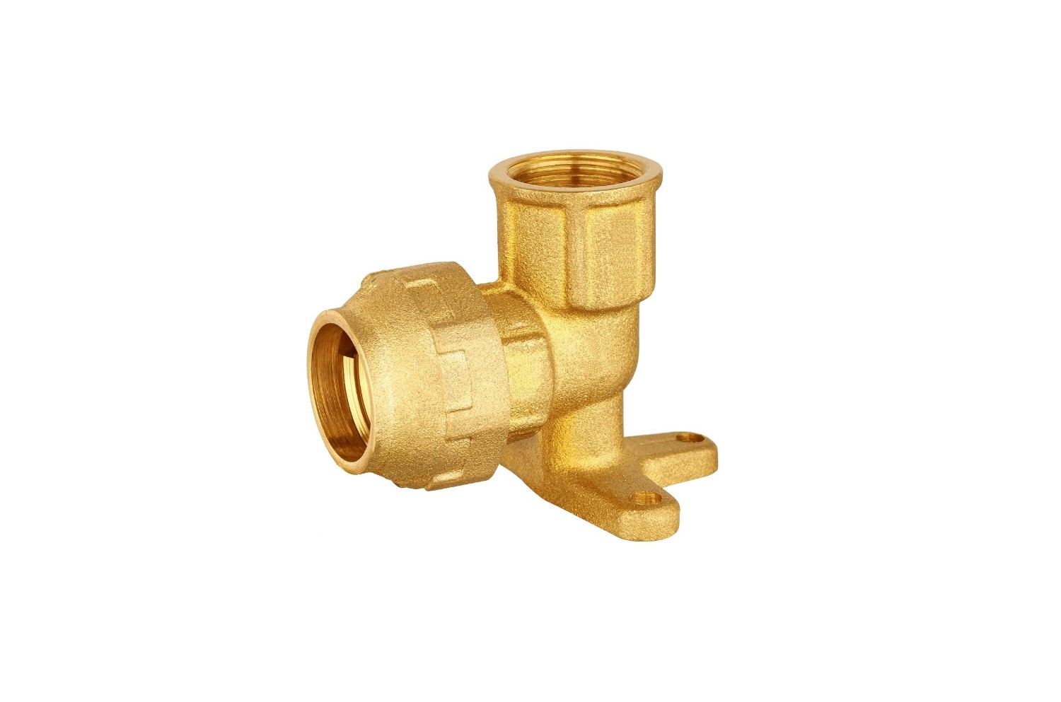 Codo placa 25 x 3/4 " de metal para polietileno