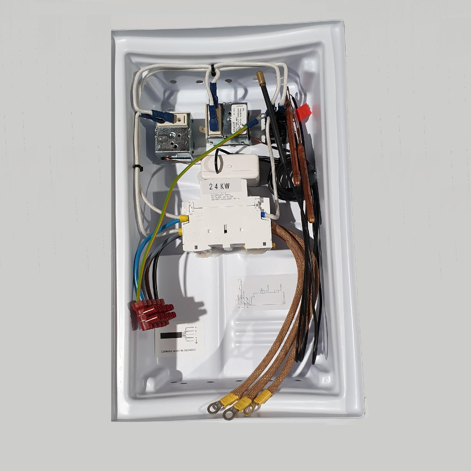 Panel de control eléctrico con resistencia Dp/pcrt 7200 W Trifásica