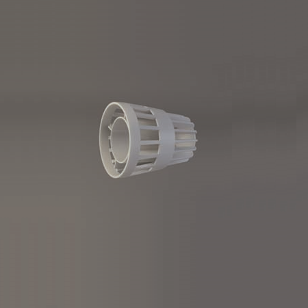 Deflector terminal horizontal Coaxial 60/100 Nylon