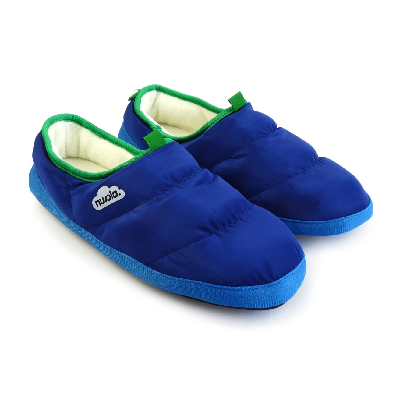 Pantuflas unisex Party, suela de goma color azul luna | Nuvola