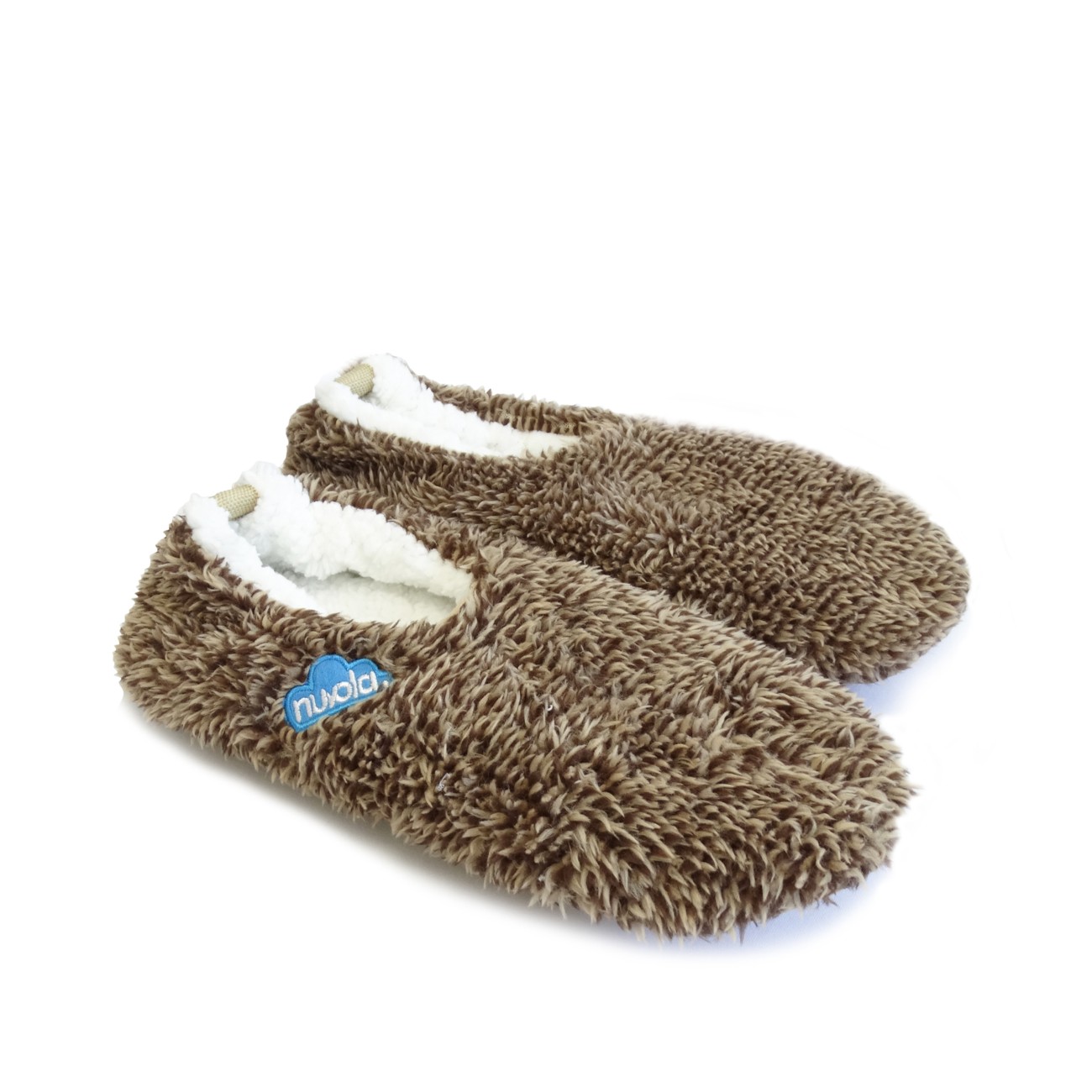 Pantuflas unisex Polar, alchochada en color marrón | Nuvola