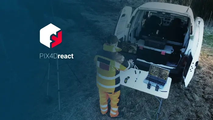 Pix4Dreact. Software de mapeado para emergencia