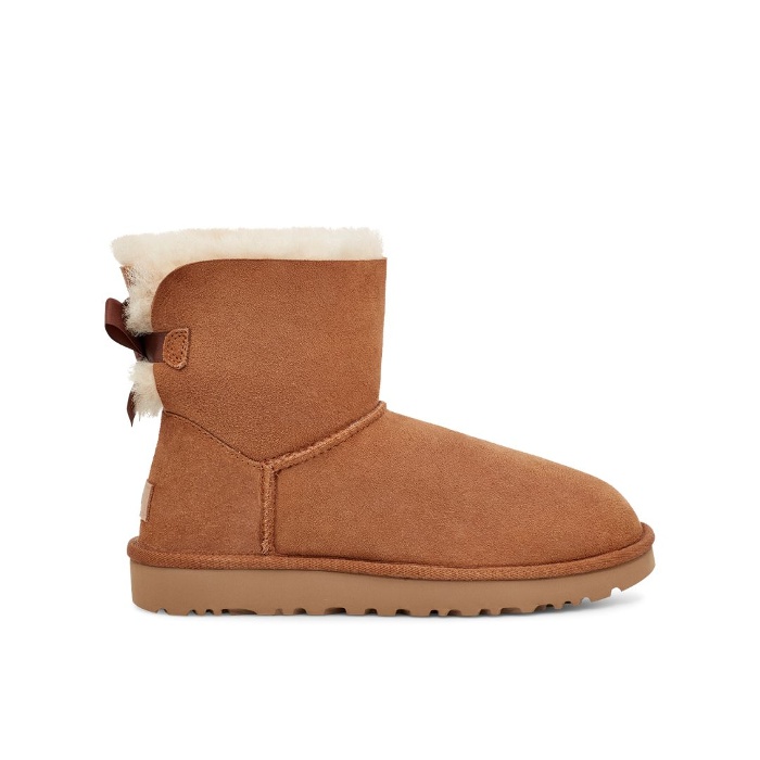 Ugg Mini Bailey Bow Boot, Chestnut | Tascón Barcelona