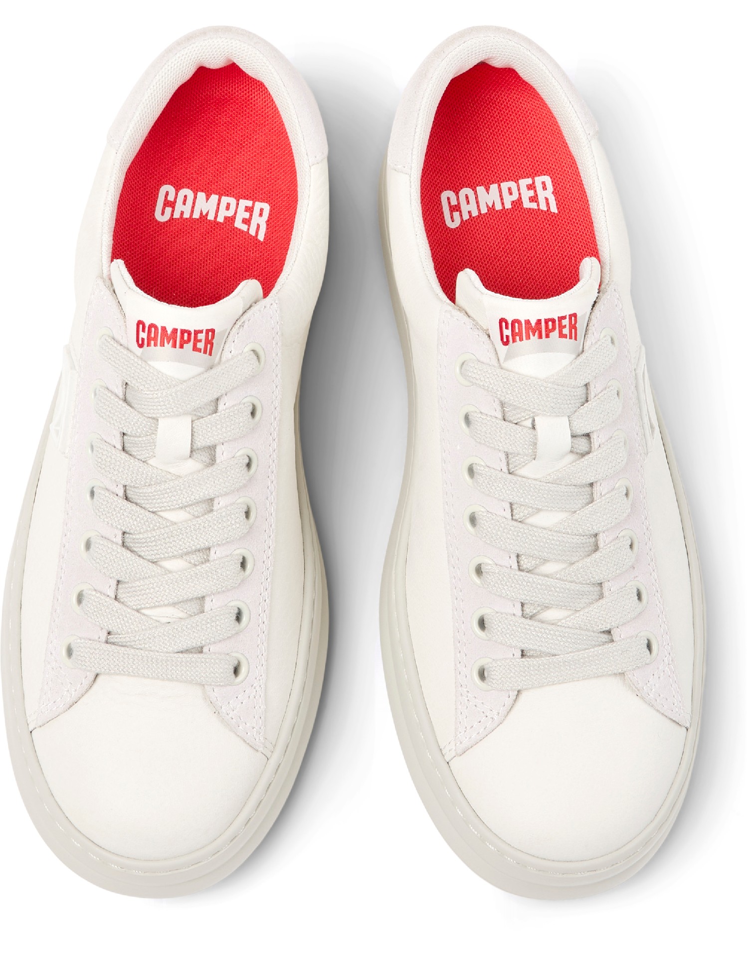 Sneakers Camper Runner de piel y nobuk blancas para mujer | Tascón ...