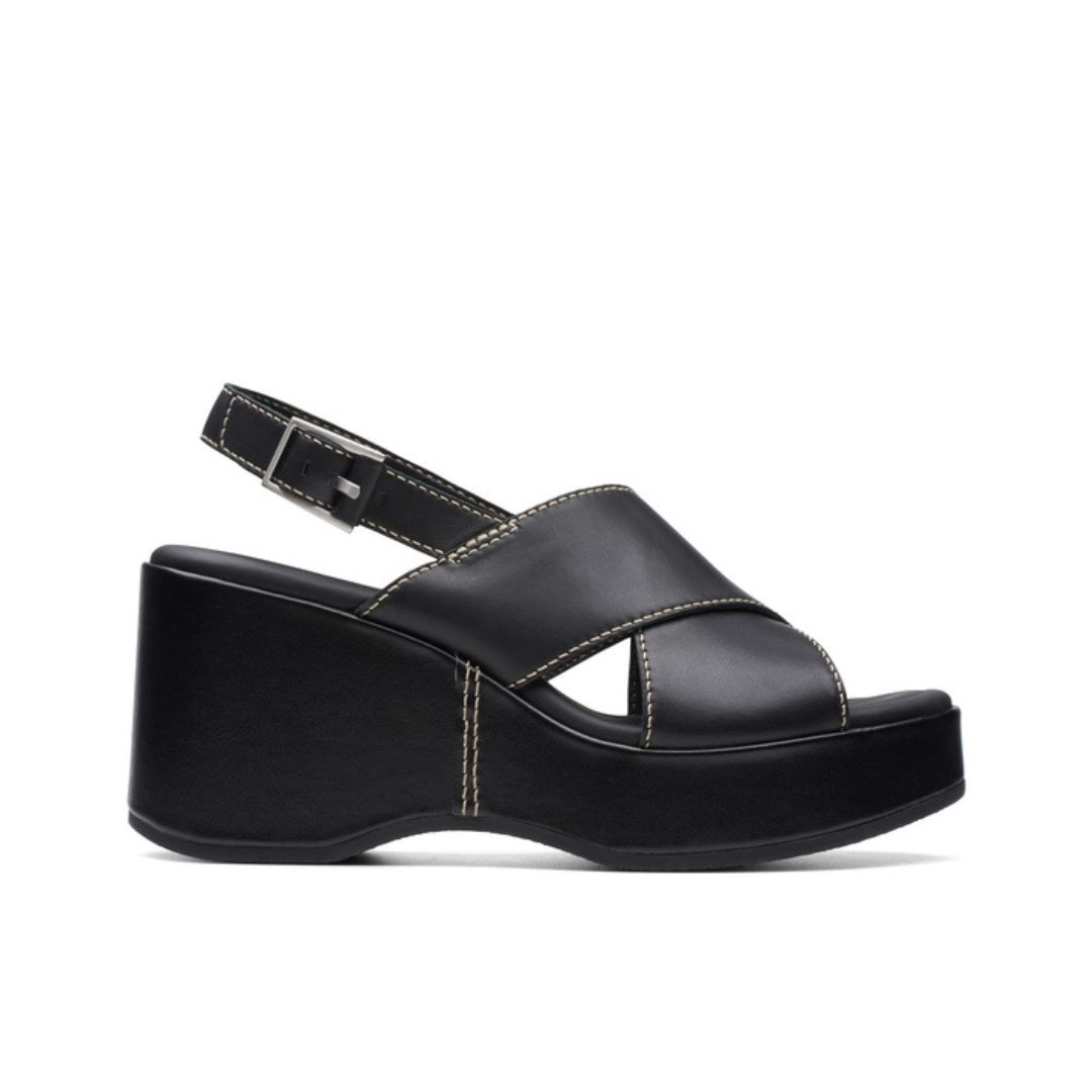 Sandalia Clarks Manon Wish negra| Tascón Barcelona