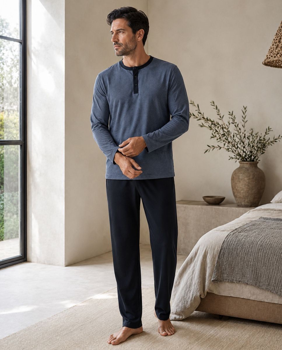Leios Modal Winter Pyjamas | Men’s Pyjama Set | ZD