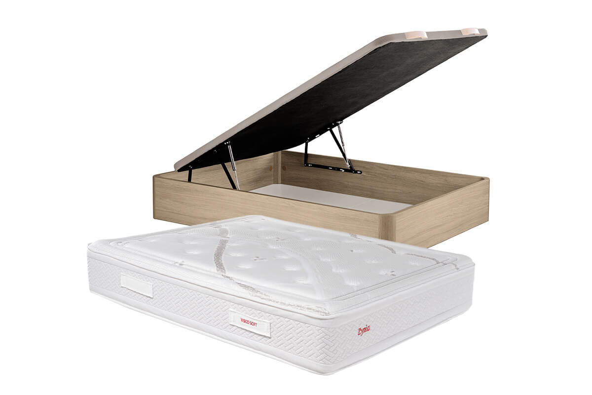 Pack canapé y colchón viscoelástico Zynia Visco Soft