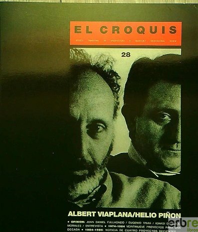 El croquis nº 28/1987, Albert Viaplana/ Helio Piñon - Erbre Libros