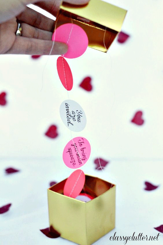 Ideas de cajas para invitaciones