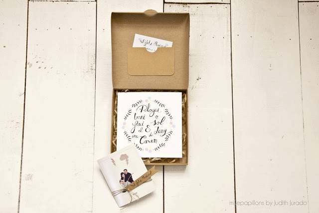 Ideas de cajas para invitaciones